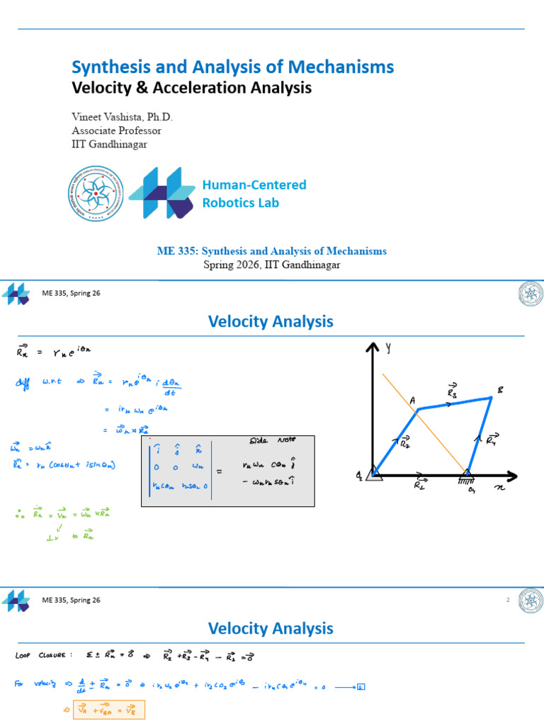 5 Velocity & Acceleration Analysis | PDF | Physical Phenomena | Space