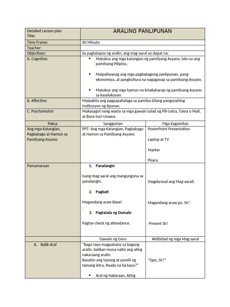 DLP DepEd Format Pueblos | PDF