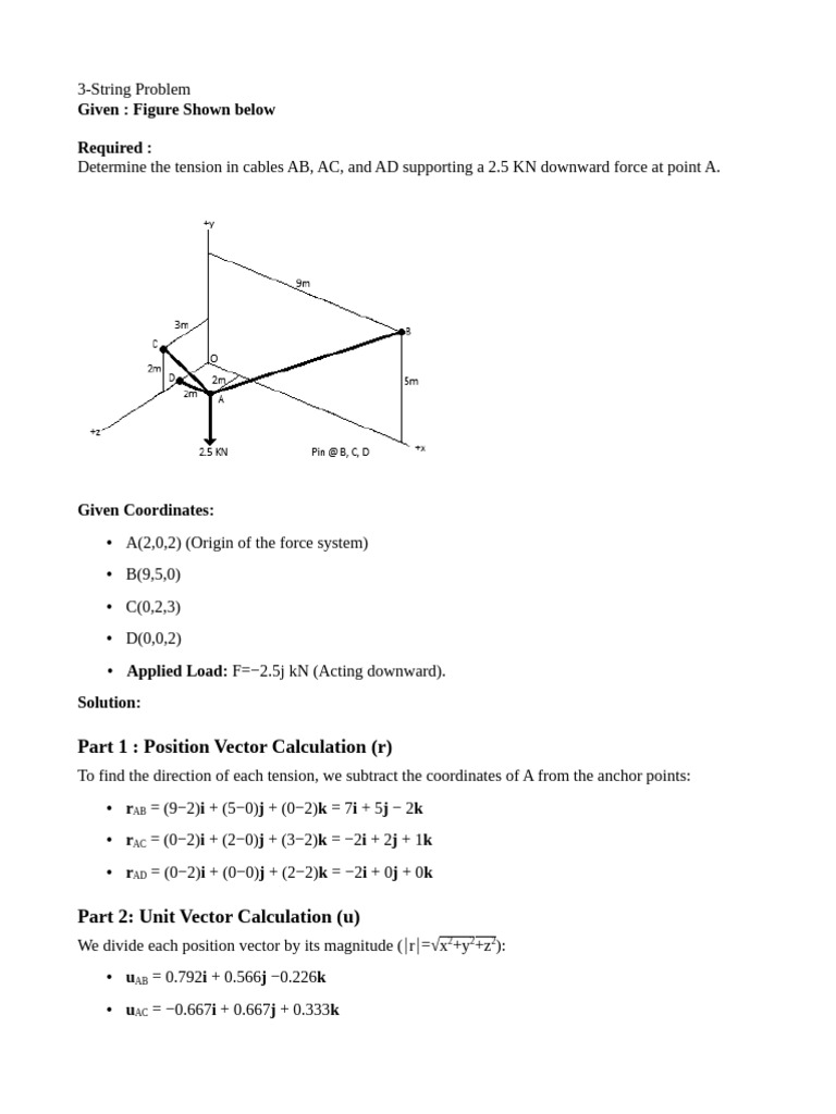 3 String Problem | PDF