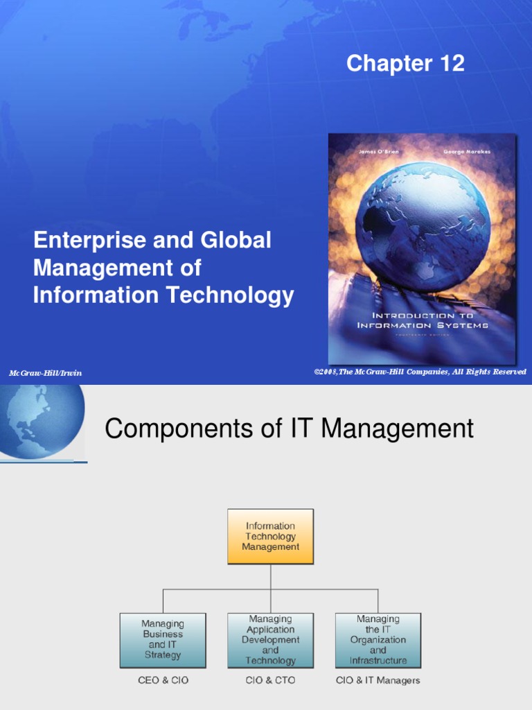 Chapter 12 Revised | PDF | Information Technology | Strategic Management