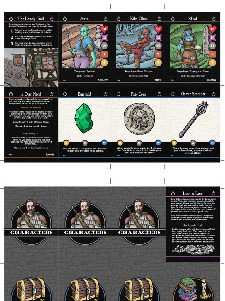 Iron Helm - GGG - Loot & Lore Pack (PNP) | PDF