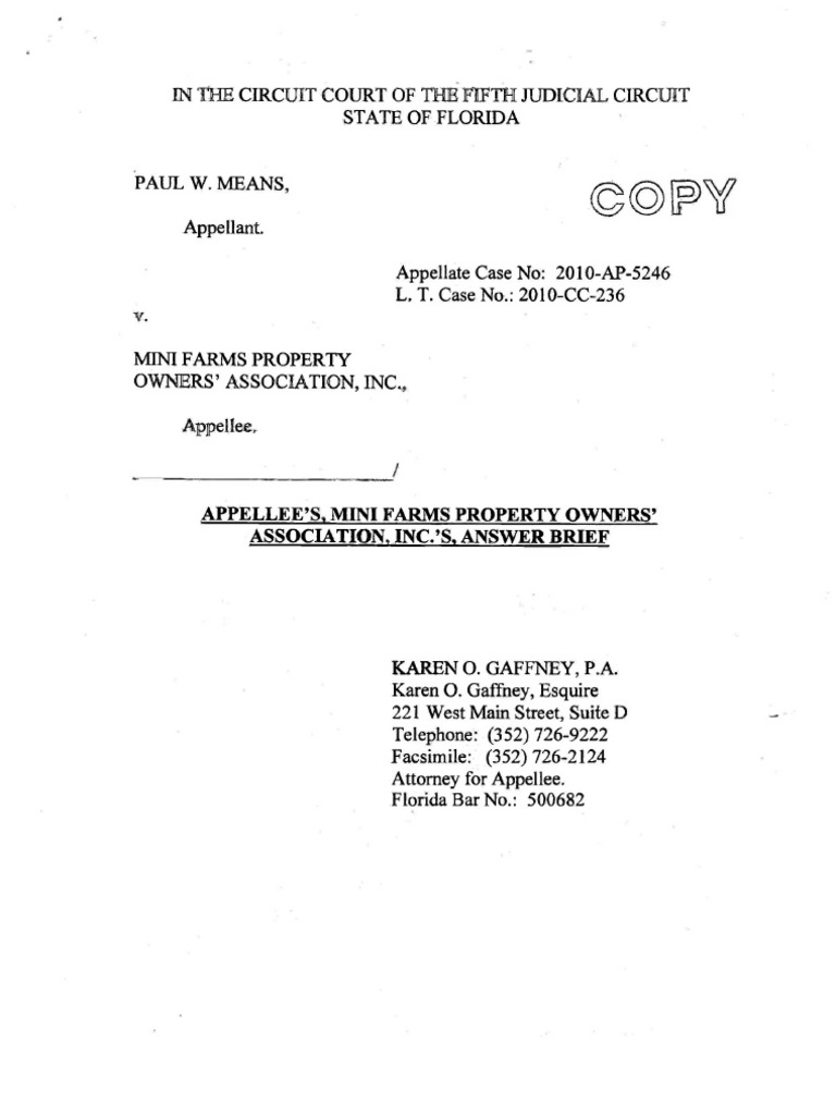 Answer Brief 5th Circuit | PDF | United States Federal Case Law ...