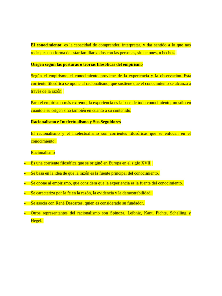 El Conocimiento Anare 1 | PDF | Conocimiento | Intuición