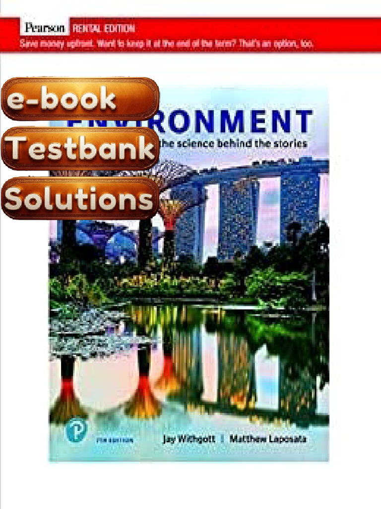 E-Book Testbank For Environment The Science Behind The Stories 7th ...