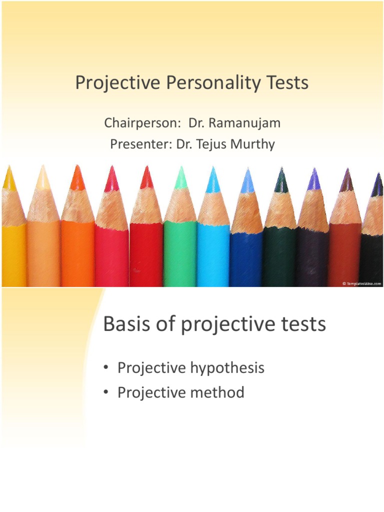 Projective Personality Tests | PDF | Psychology | Behavioural Sciences