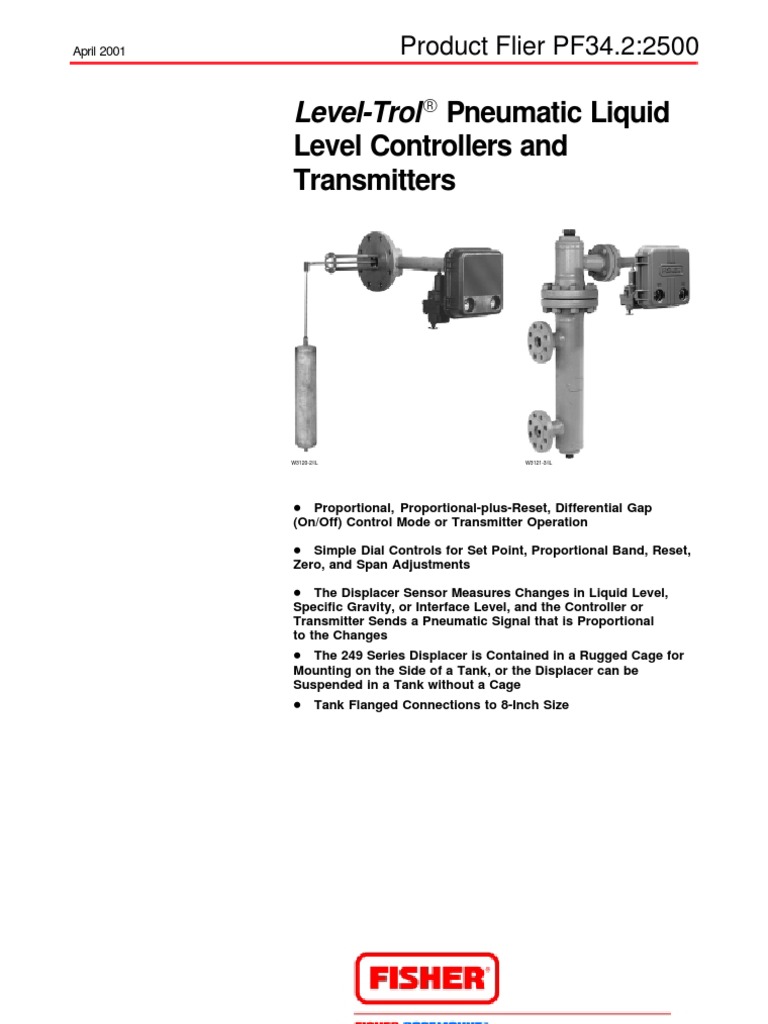 2500 Level-Trol Controller | PDF | Pressure | Density