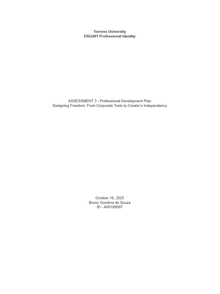 Assessment 3 - Designing Freedom | PDF | Artificial Intelligence ...