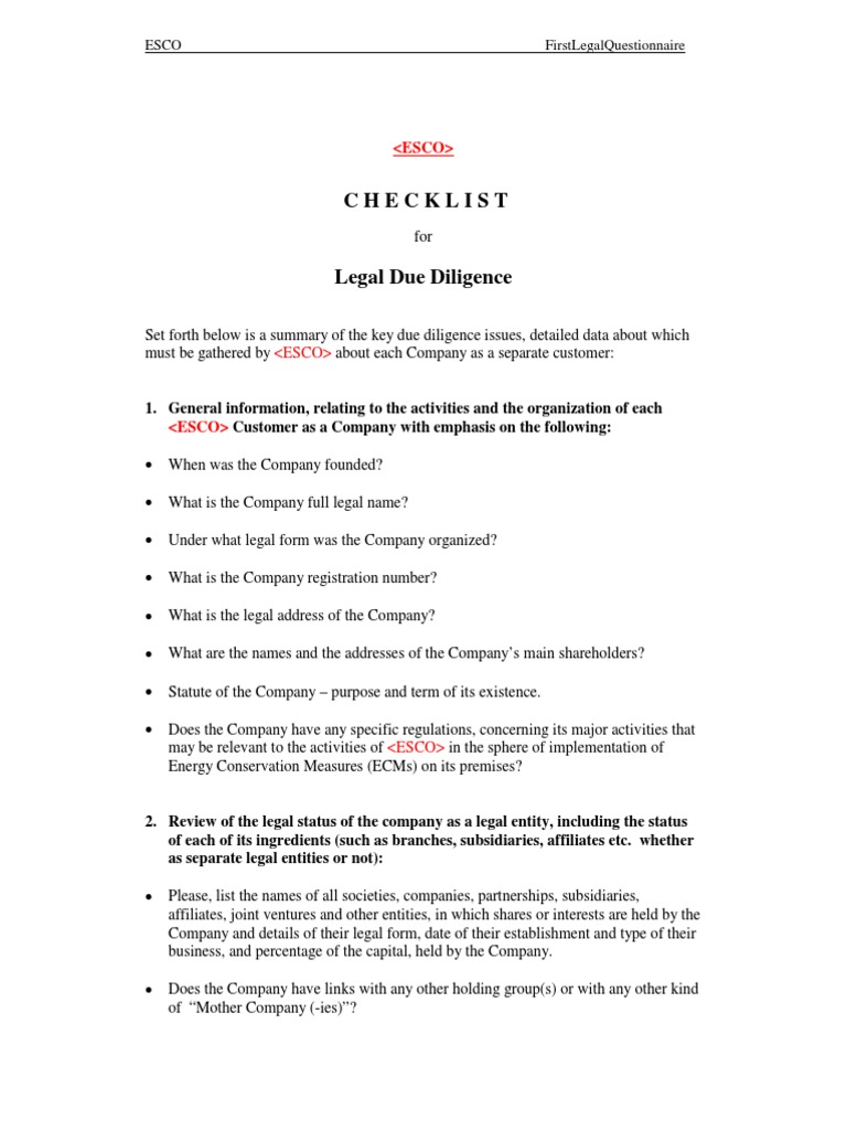 FirstLegalQuestionnaire My Template | PDF | Board Of Directors | Lease