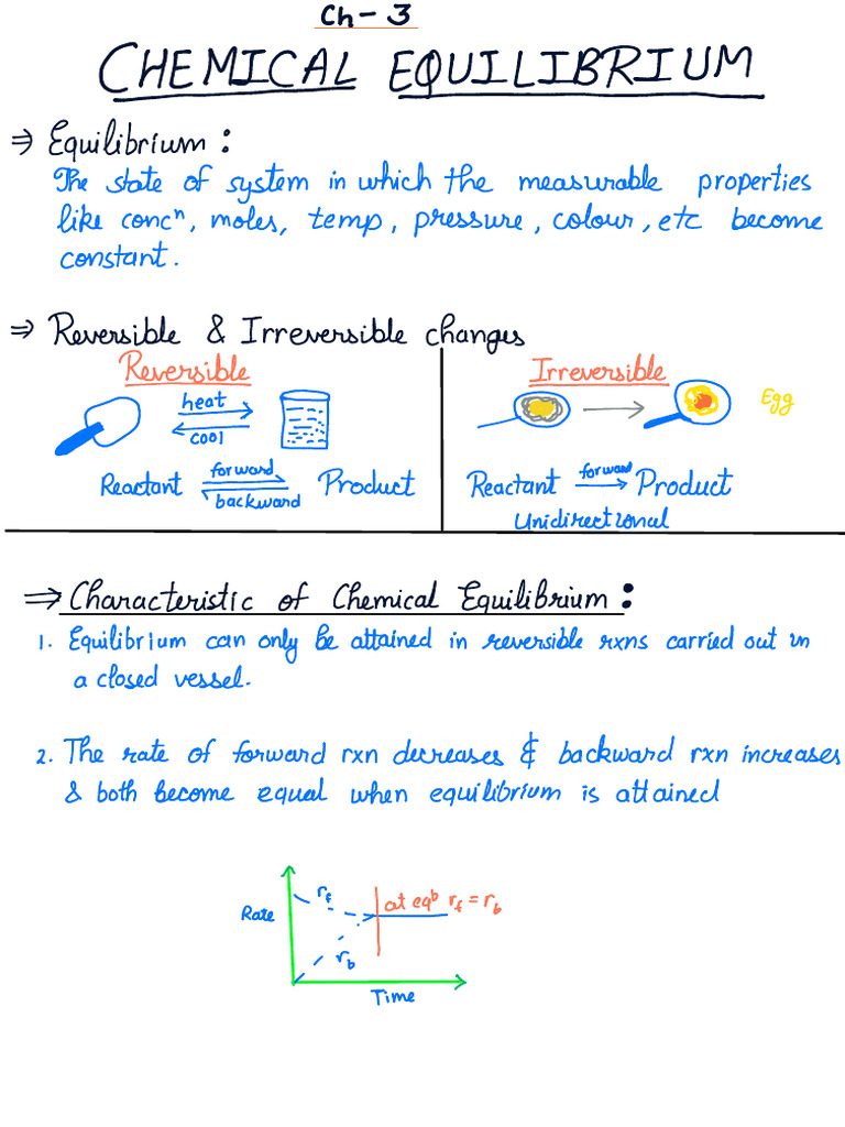 Chemical Equilibrium | PDF