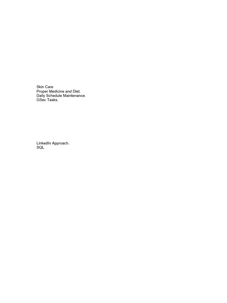 30 Day Rebuild Phase Checklist Aryan | PDF