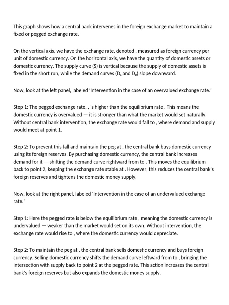 Central Bank Intervention Taglish Script | PDF | Exchange Rate ...