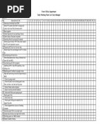 Night Shift Manager Checklist | PDF