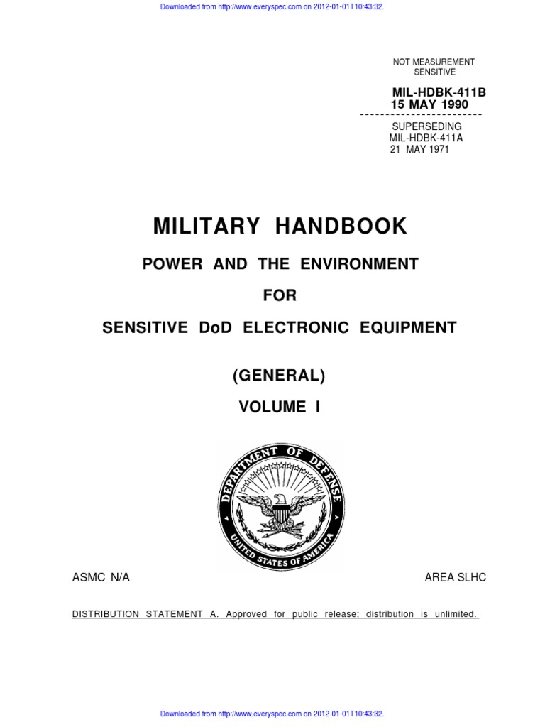 Military Handbook Mil HDBK 411b | Download Free PDF | Heat Transfer | Heat