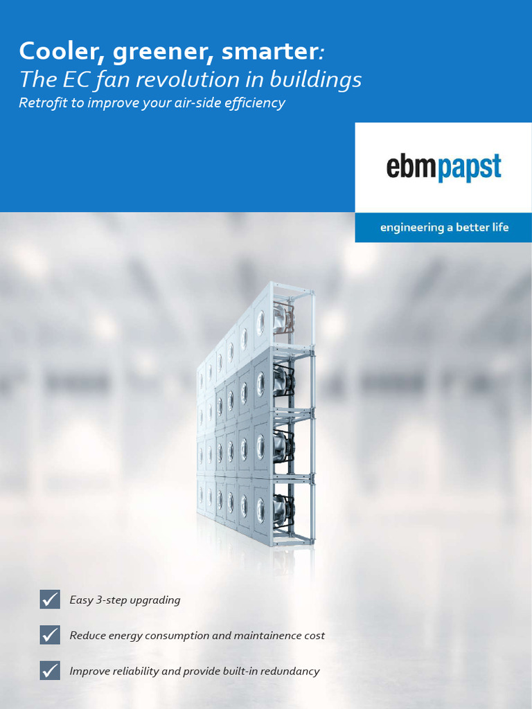 EC Fan Retrofit (AHU, FCU, Cooling Tower) | PDF