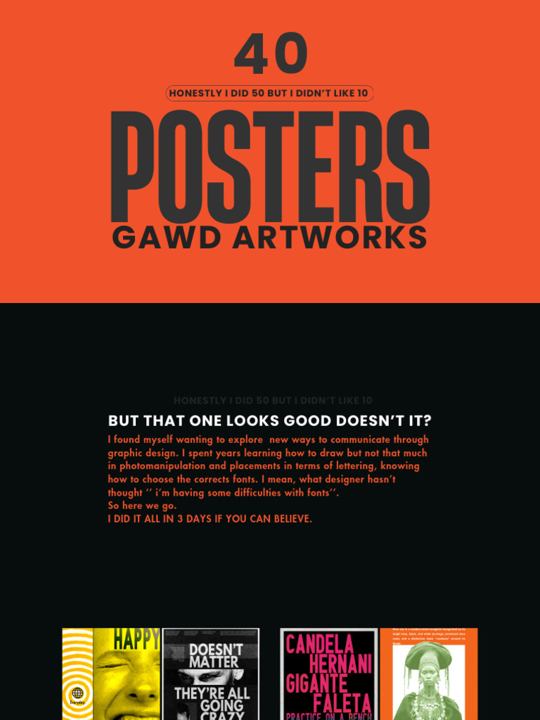 50 Posters and Some | PDF