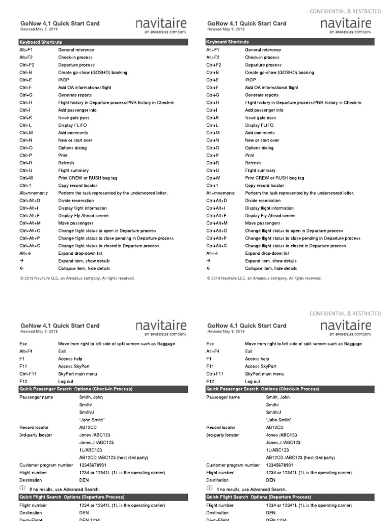 Quick Start Card | PDF