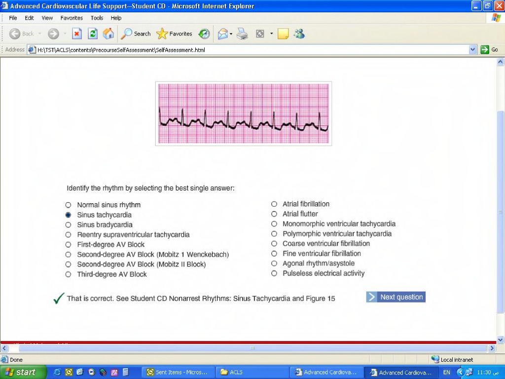 ACLS Precourse Test Answers | PDF