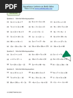 Solving Equations: Corbettmaths Video 110 | PDF | Euclidean Plane ...