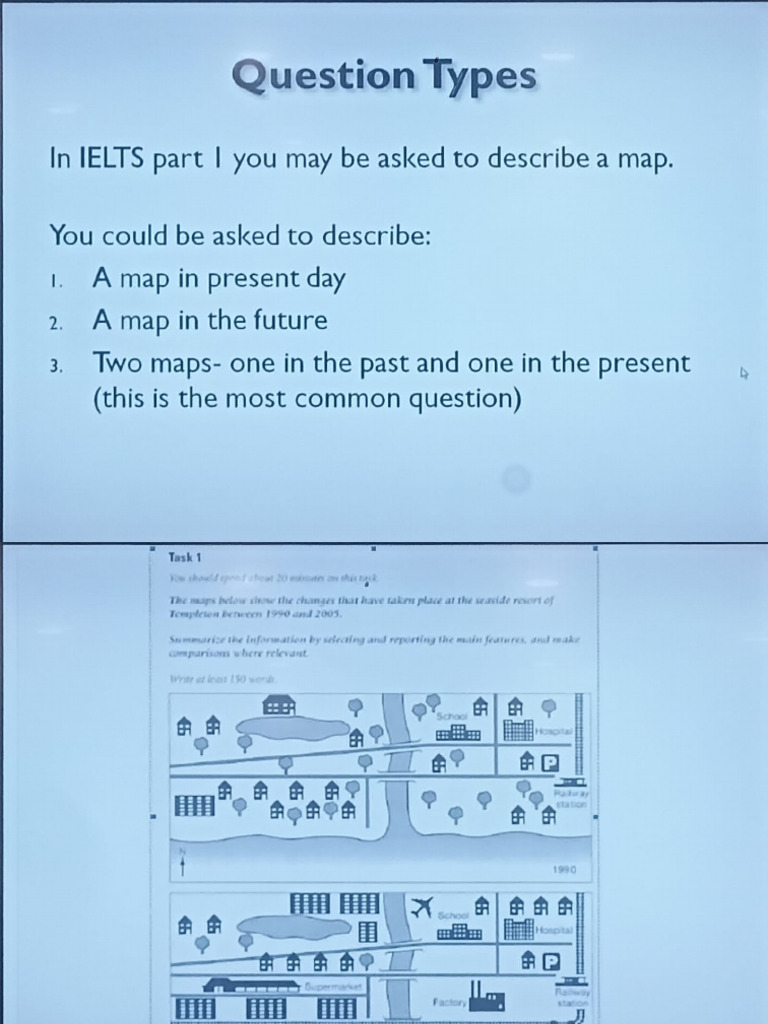 Map Question Writing Task 1 | PDF