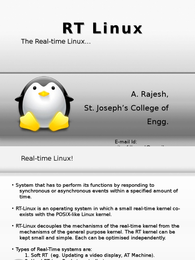 RT Linux | PDF | Scheduling (Computing) | Thread (Computing)