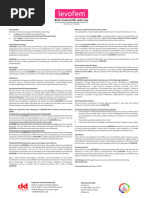 Zinnia F: Contraceptive Pill Details | PDF | Thrombosis | Angiology