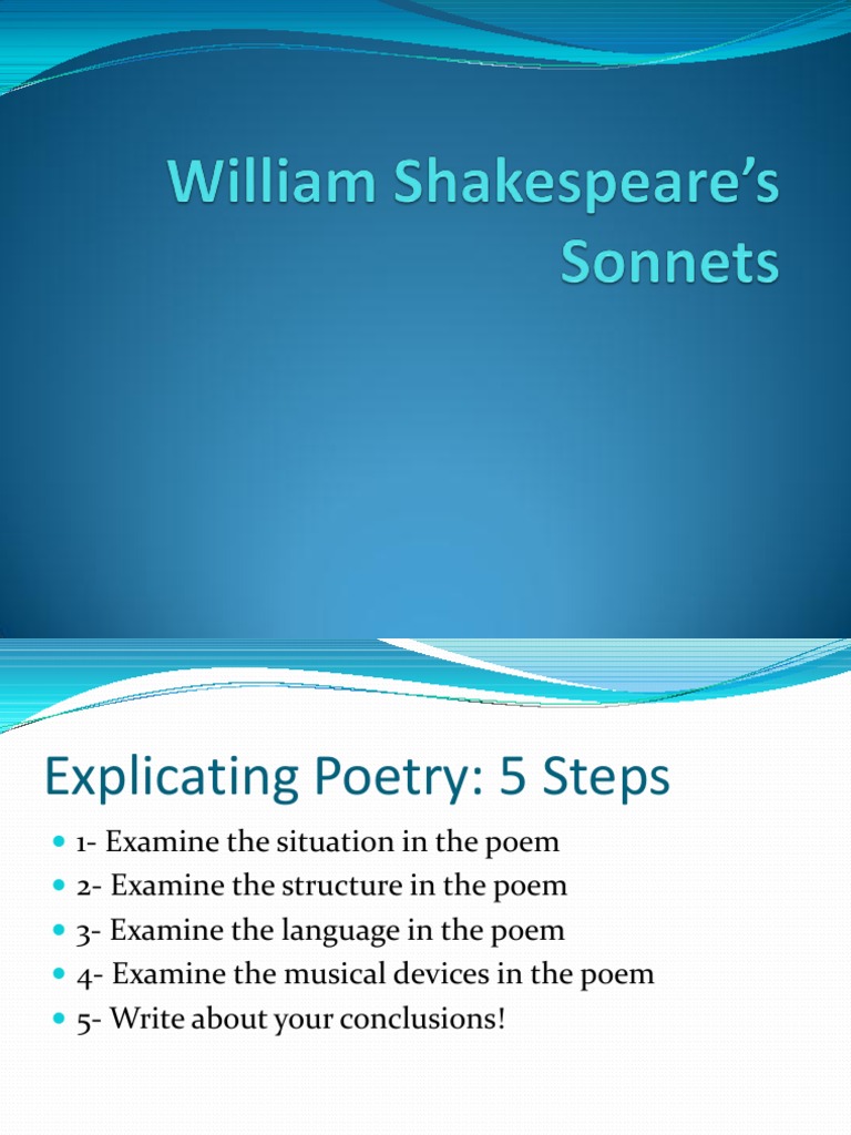 William Shakespeare Sonnets | Download Free PDF | Shakespeare's Sonnets ...