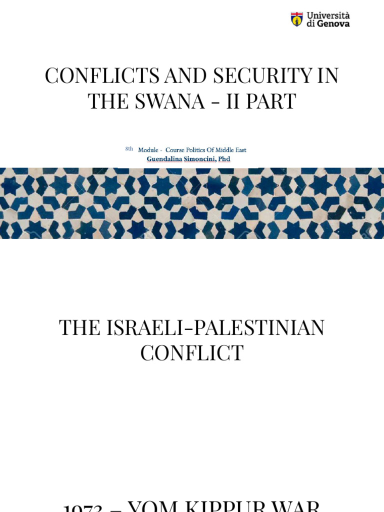 Israeli Palestinian Conflict English Presentation | PDF | Gaza Strip ...