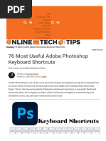Adobe Flash Keyboard Shortcuts Guide | PDF | Computer Keyboard | Adobe ...