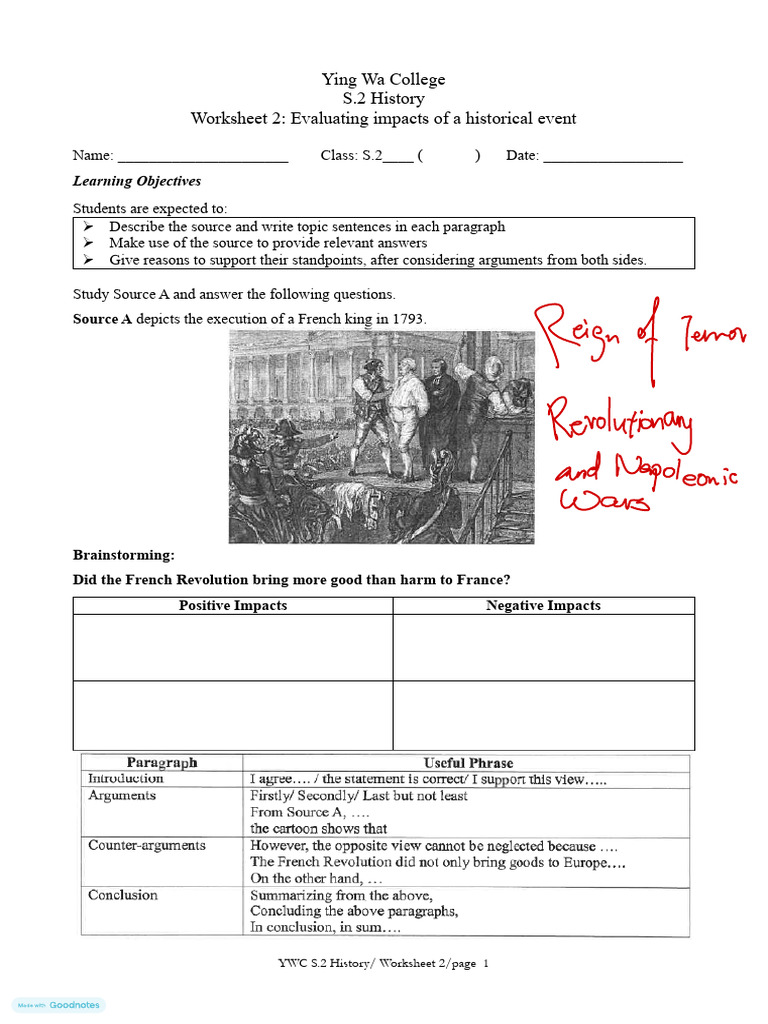 (2c-27) Wong Kin Lam (2c-27) 黃建霖 - 202526-s2-w2a-Worksheet - s | PDF
