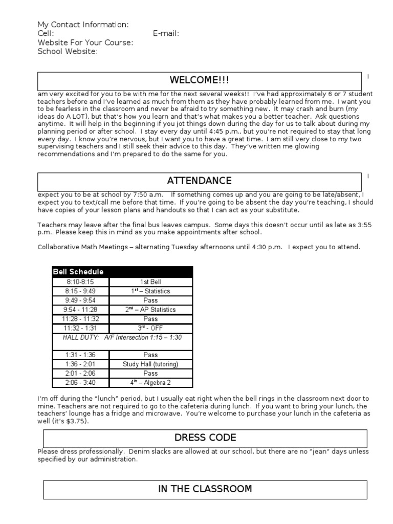 Teacher Expectation Letter | PDF | Cognition | Learning