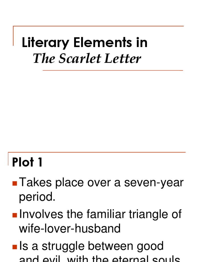 Literary Elements in The Scarlet Letter | Download Free PDF | The ...