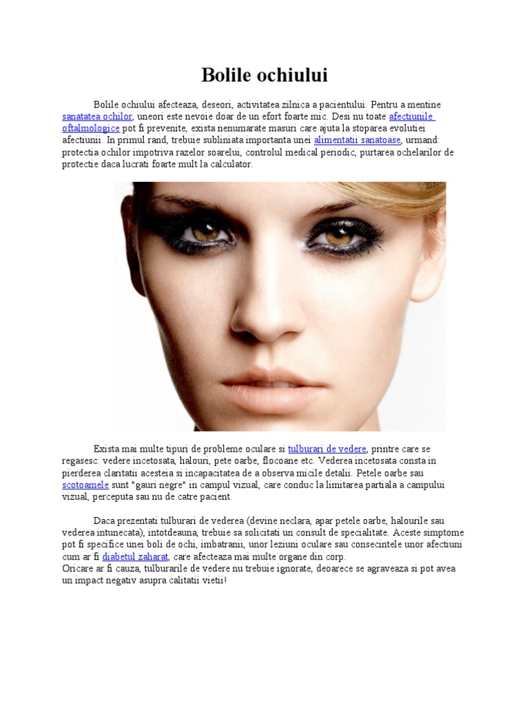 Bolile Ochiului | PDF