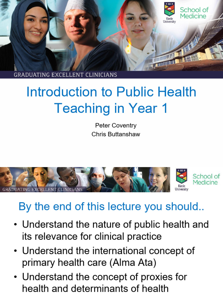 Intro To Public Health Year 1 | PDF | Diseases And Disorders | Medical ...