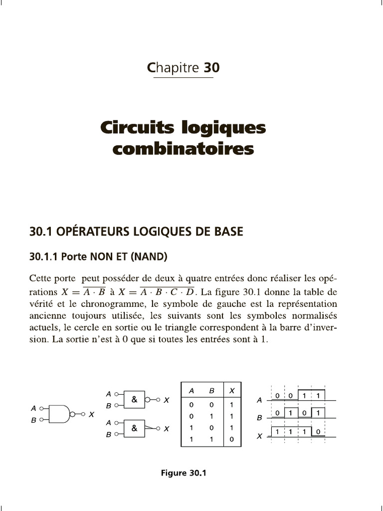 Circuits Logiques Combinatoires | PDF