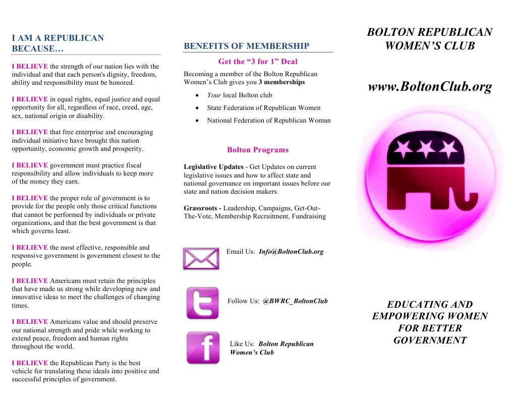 Tri-Fold Brochure _BRWC Draft 3 | Republican Party (United States ...