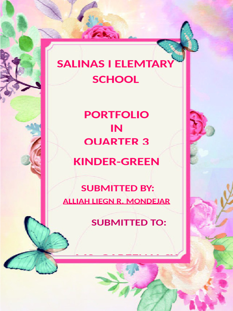 Alliah Portfolio 3 | PDF