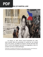 Marcos Regime Key Events Timeline | PDF | History