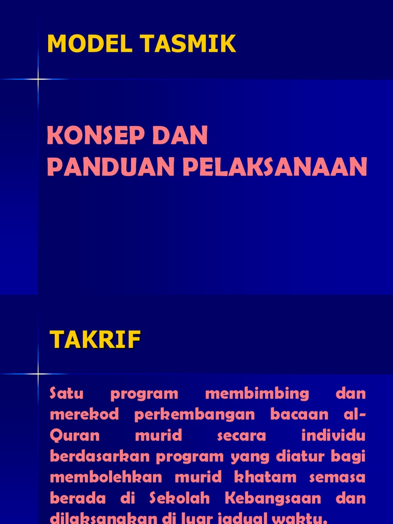 Model Tasmik | PDF