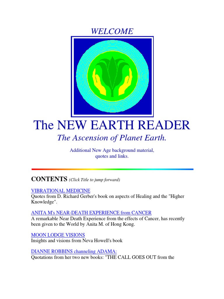The New Earth Reader The Ascension of Planet Earth | PDF | Soul ...
