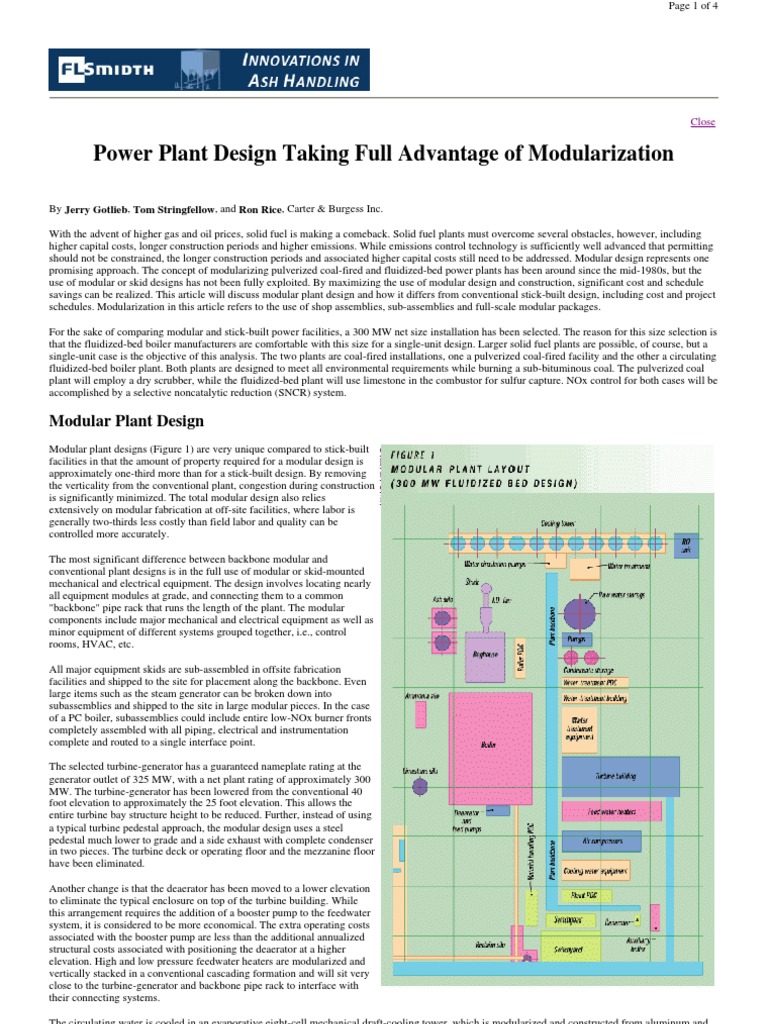Modularization | PDF | Coal | Modularity