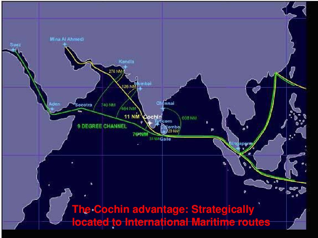 The Cochin Advantage: Strategically Located To International Maritime ...
