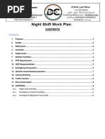 Night Work Risk Assessment Guidelines | PDF | Risk | Hazards