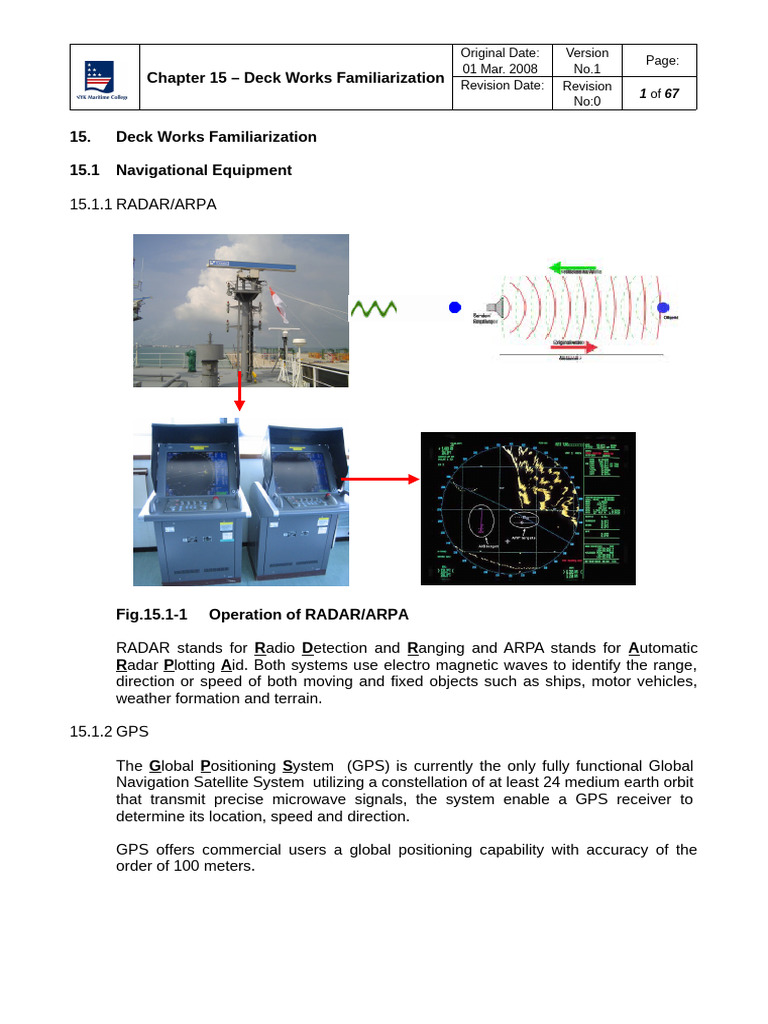 15 NYK Engine CDT Hand-Outs (Deck Works) | PDF | Global Positioning System