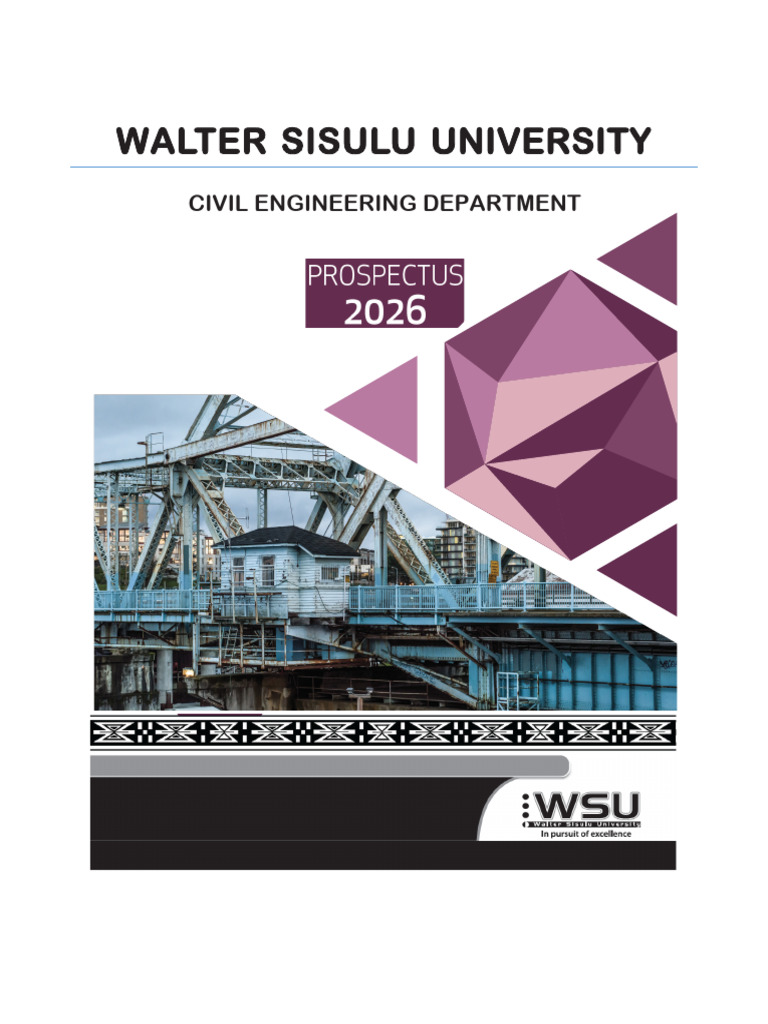 2026 Departmental Prospectus - Civil Engineering | PDF | Engineering ...