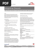 Fosroc Nitoprime Zincrich Primer Guide | PDF | Corrosion | Physical ...