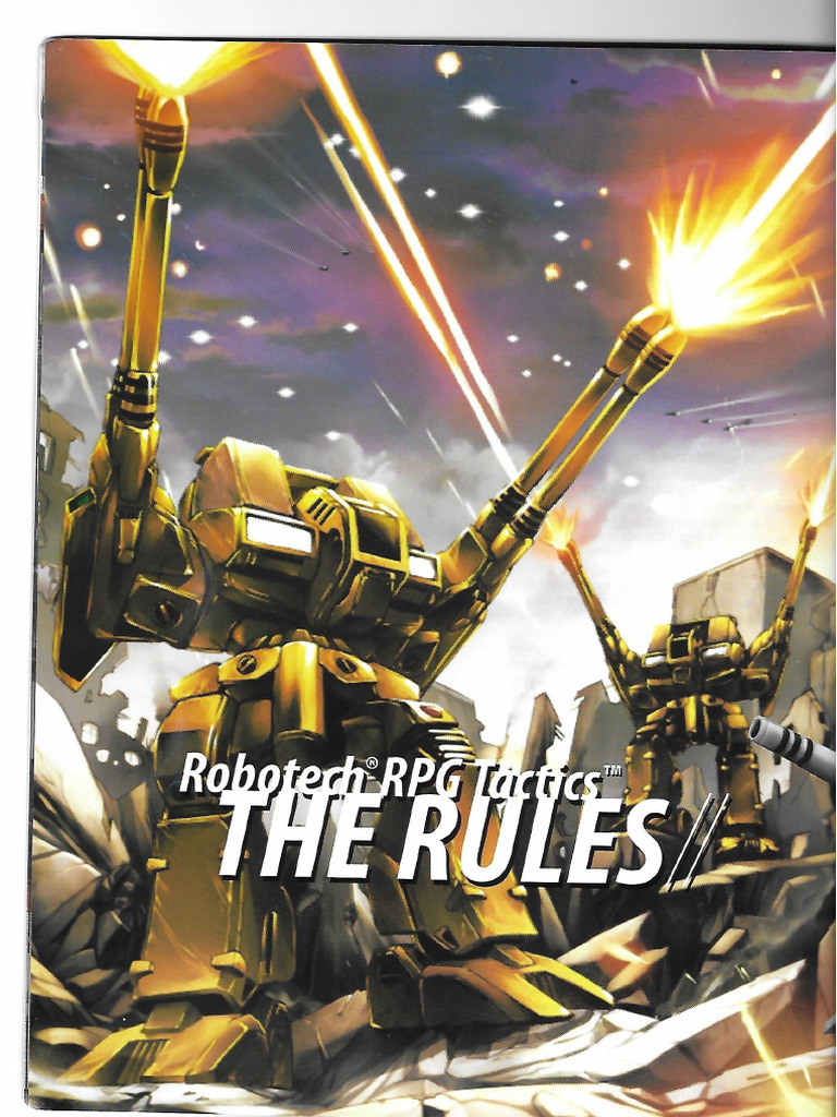 ROBOTECH The Rules | PDF