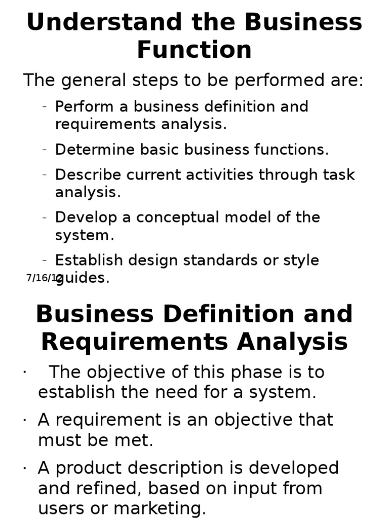 Understand The Business Function | PDF | Focus Group | Survey Methodology