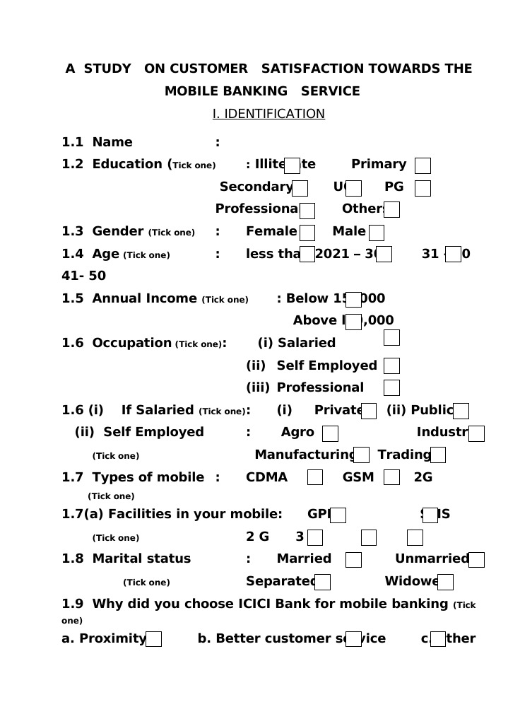 Sample Questionnaire | PDF | Cheque | Payments