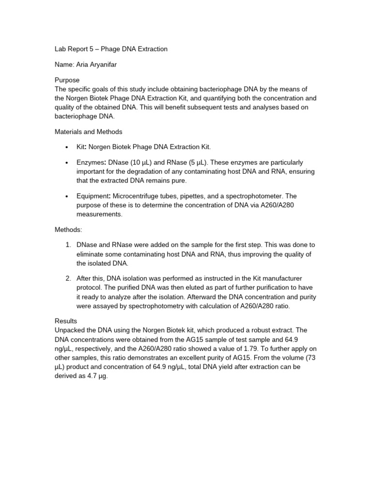 DNA Extraction | PDF | Dna | Genetics