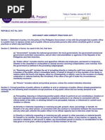 RA 3019 - Anti-Graft and Corrupt Practices Act | PDF | Asset Forfeiture ...